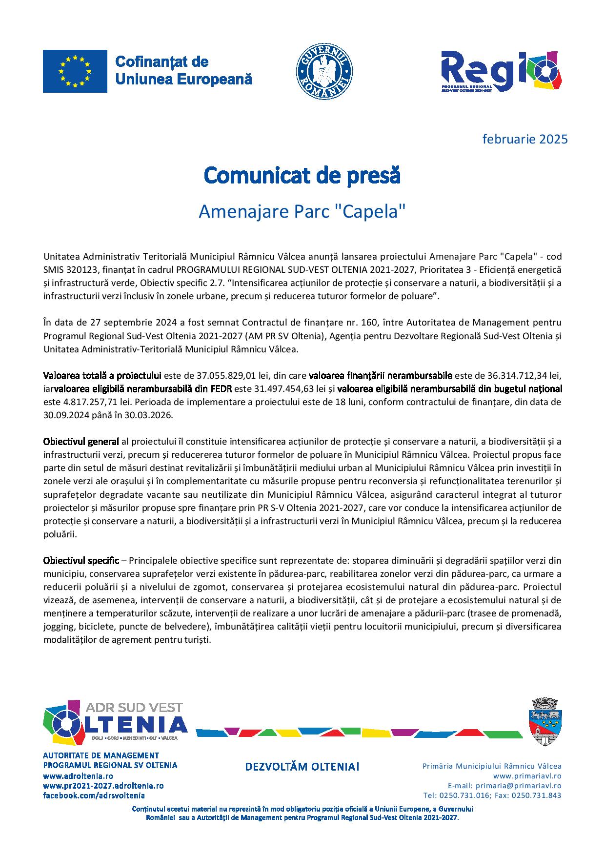 Unitatea Administrativ Teritorială Municipiul Râmnicu Vâlcea ...